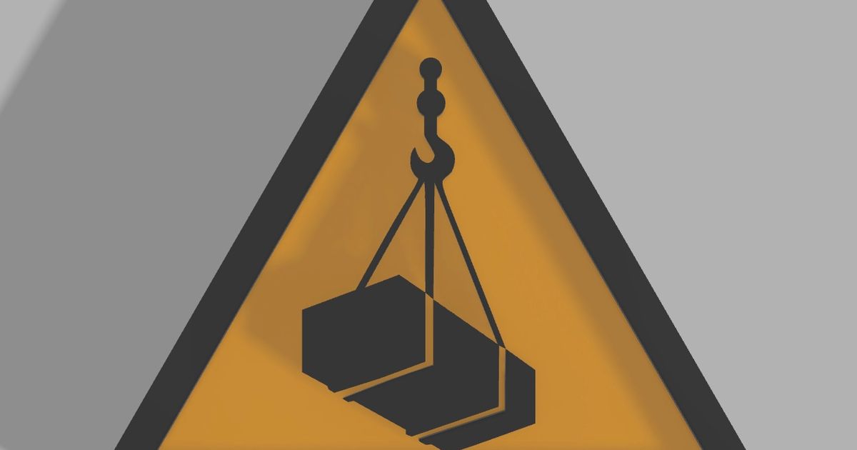 ISO 7010 W015 by WolfPrint3D | Download free STL model | Printables.com