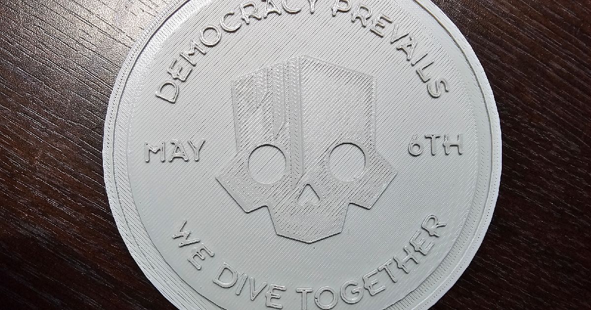 Helldivers 2 - Democracy Prevails by Mirko Zovko | Download free STL ...