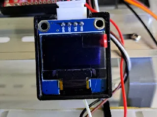 0.96 SSD1306 OLED holder by Paul Corbett | Download free STL model ...