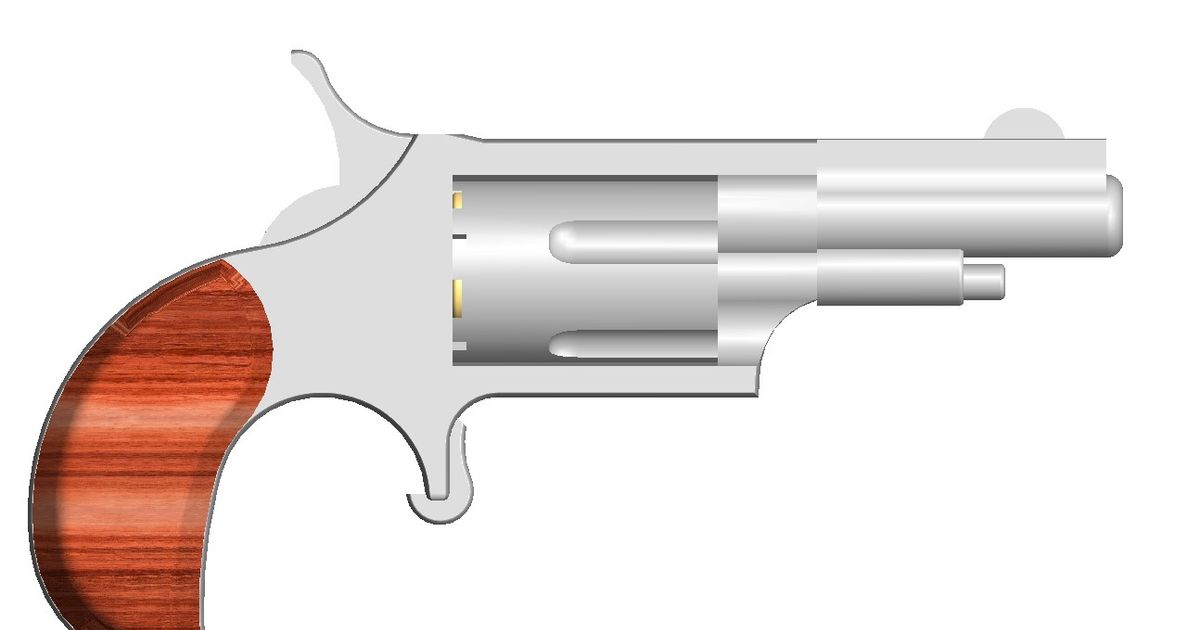 North American Arms (NAA) Revolver Model by nightfox90 | Download free ...