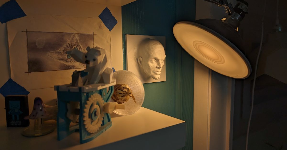 8.5 inch Aluminum Clamp Light - Shop Lamp Diffuser by Flook | Download ...