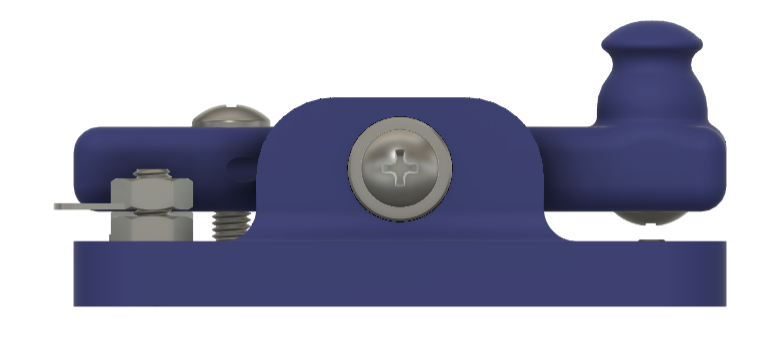 mini-SK: A tiny Morse Straight Key with ZZ bearings and MAGNET return ...