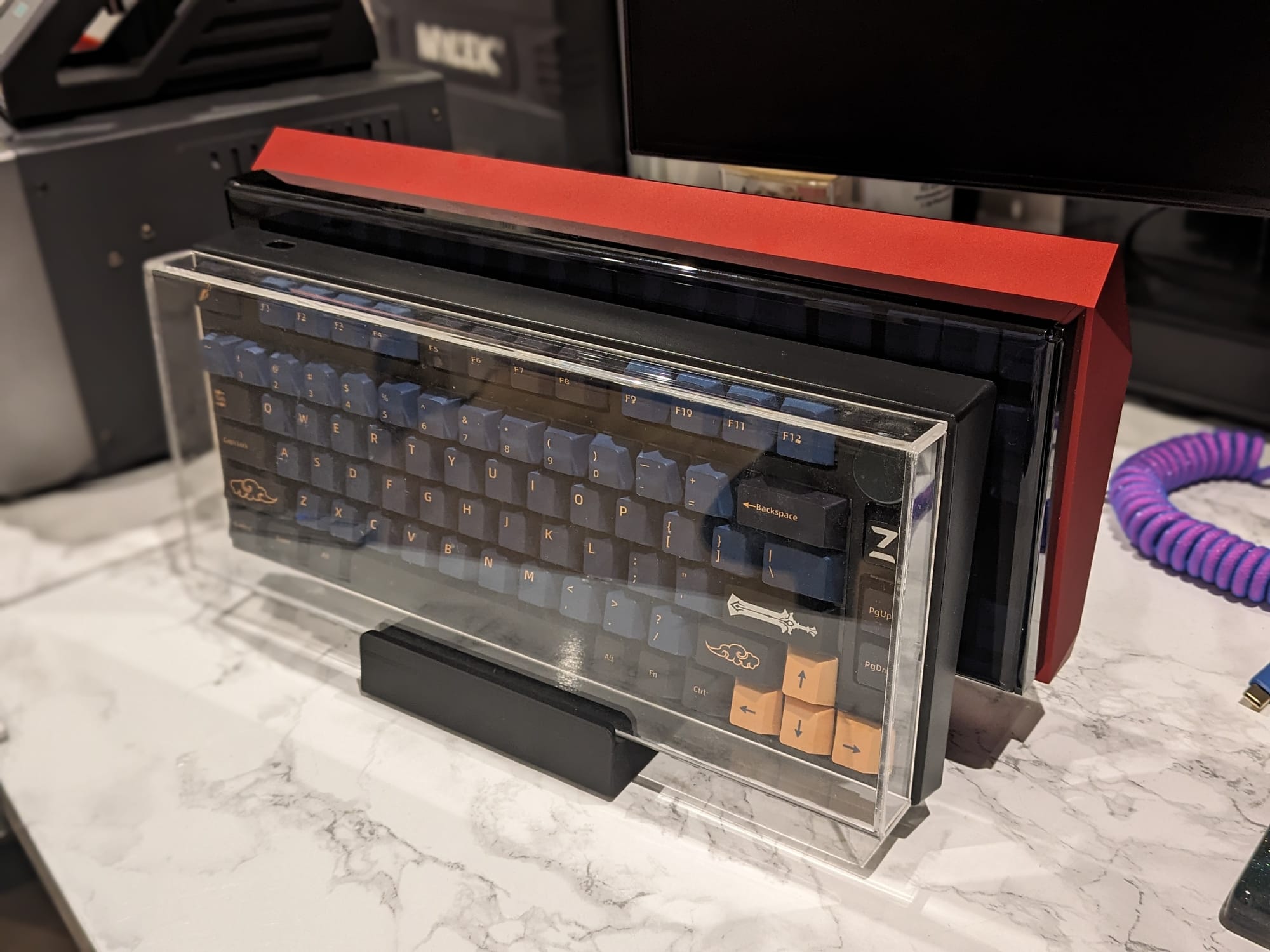 Double Keyboard Stand by Ciprian-Florin Ifrim | Download free STL model ...