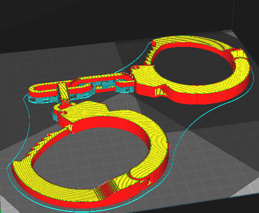 reinforced handcuffs by rolando reyes | Download free STL model ...