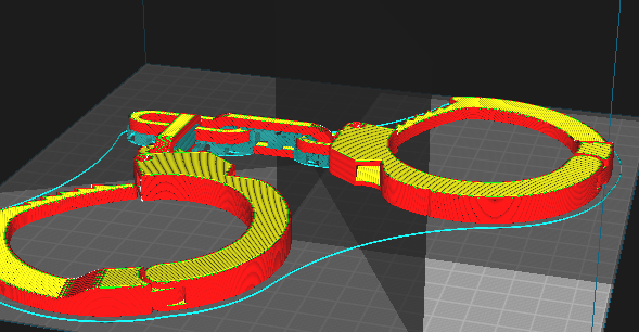 reinforced handcuffs by rolando reyes | Download free STL model ...