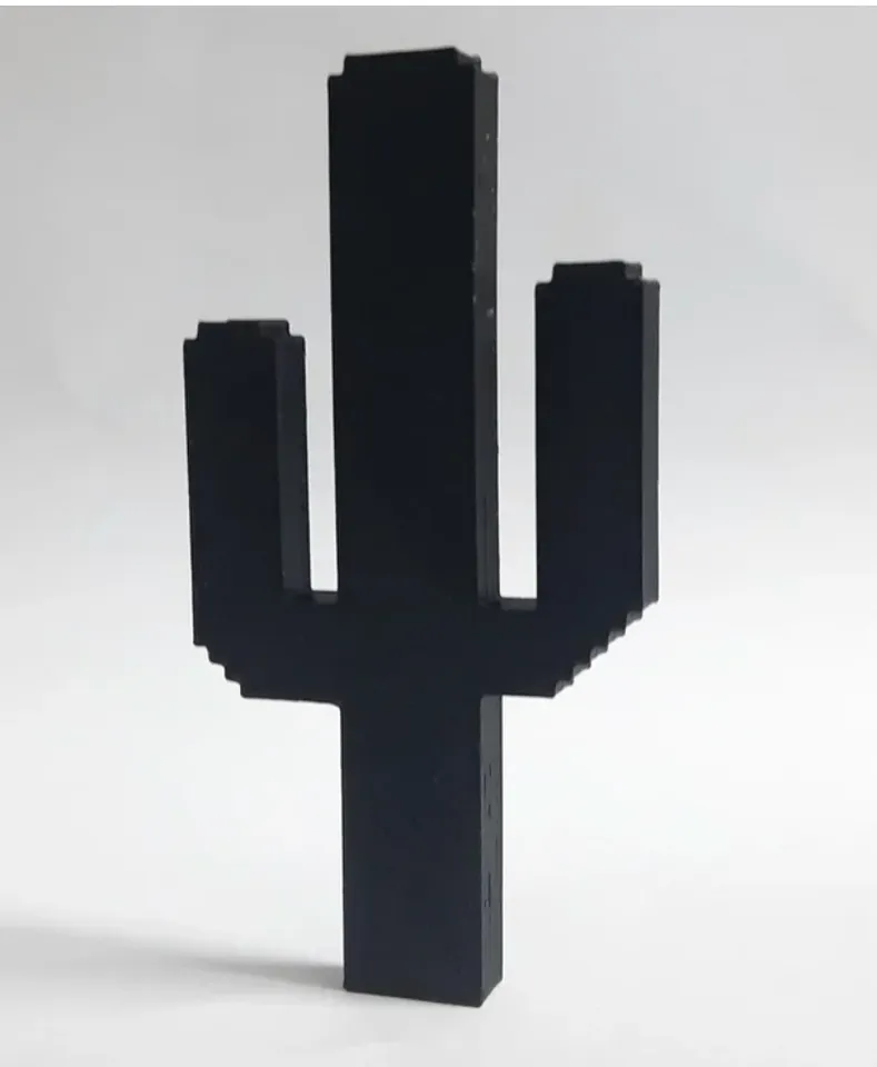 Chrome Dino with Cactus by Addi | Download free STL model | Printables.com