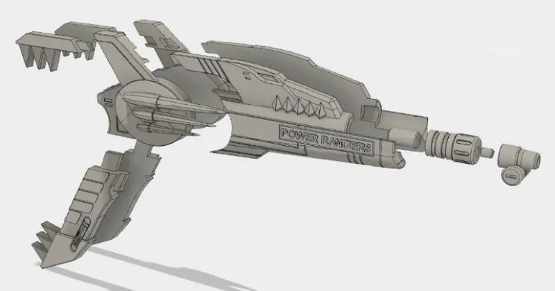 POWER RANGERS Blaster da 3dworkbench | Scarica il modello STL gratuito ...