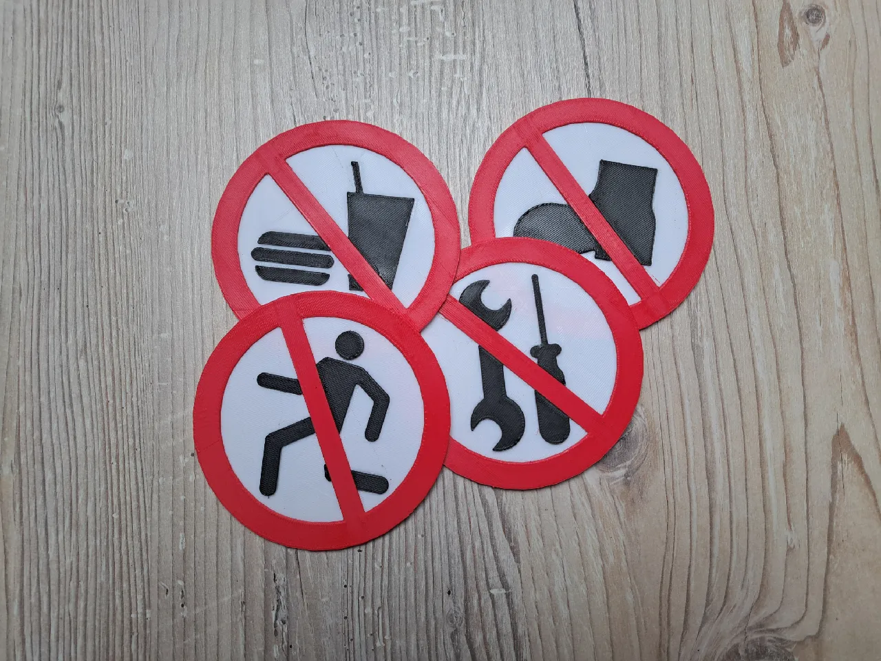 ISO 7010 - Prohibition Signs by Drunken Monkey | Download free STL ...