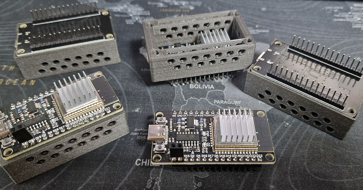 ESP-VROOM-32 Stackable Module par spoonwzd | Téléchargez gratuitement ...