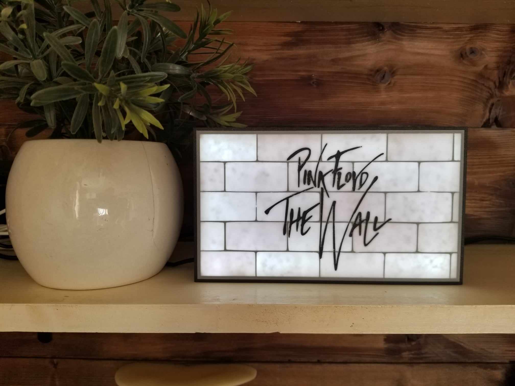 Pink Floyd - The Wall Lightbox by Brent Glover | Download free STL ...