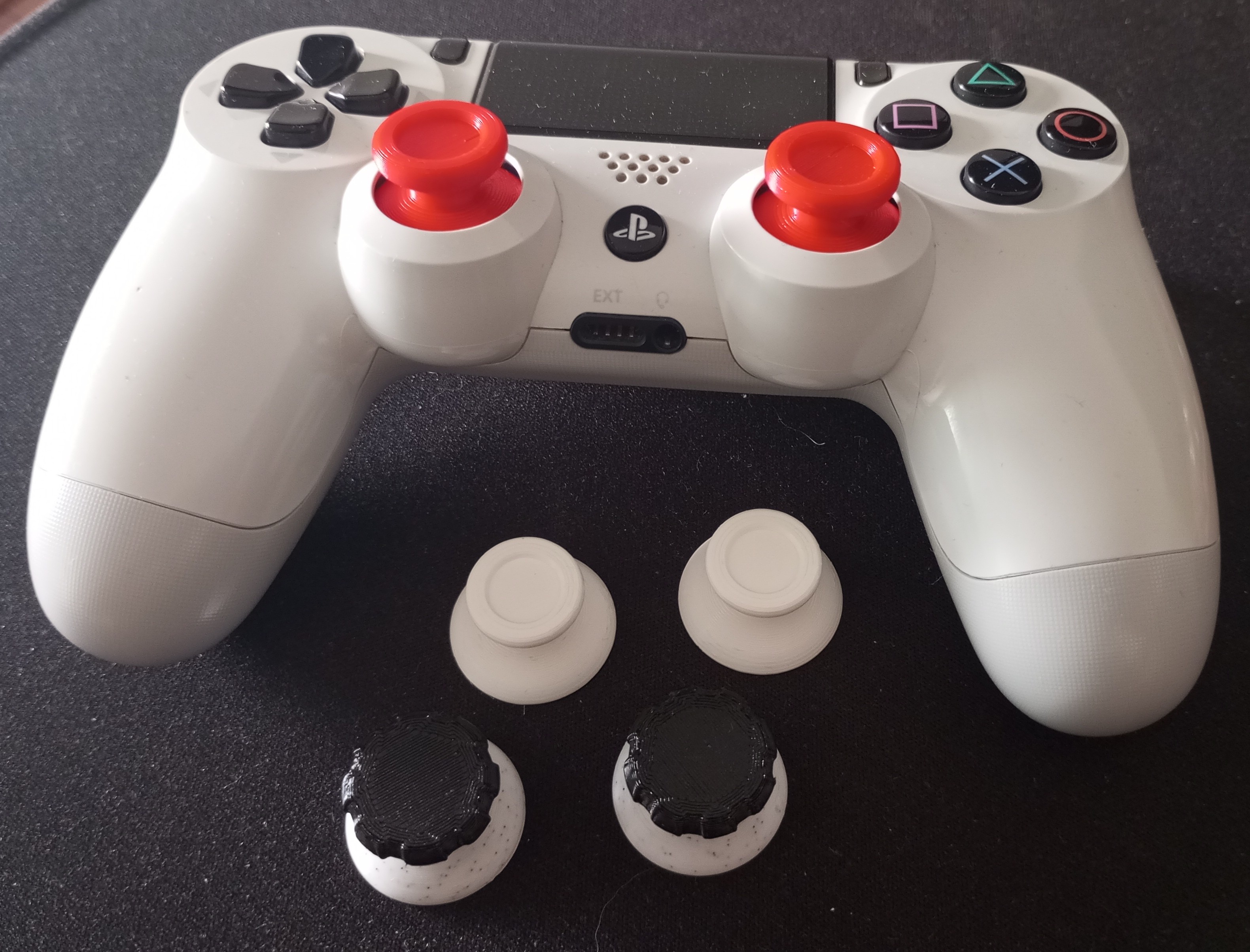 PS4 Controller Thumbstick replacement with flex cap by Stef an ...