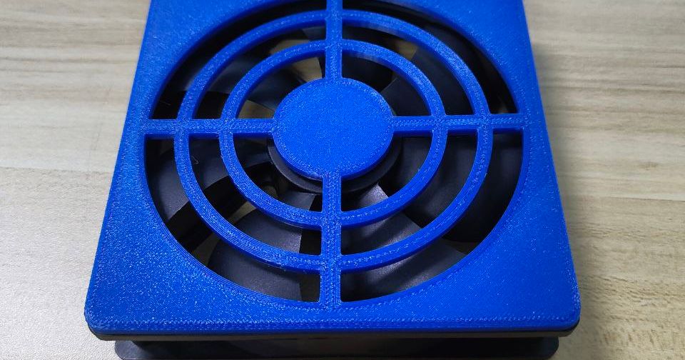 120mm Fan Grill by BR1ZB3AR.3D | Download free STL model | Printables.com
