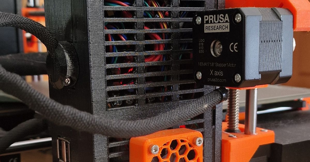Prusa i3 MK3 + Raspberry Pi 4 + Einsy Rambo Box by Luis | Download free STL model | Printables.com