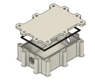 Parametric Waterproof Junction Box by SnaKKo | Download free STL model ...