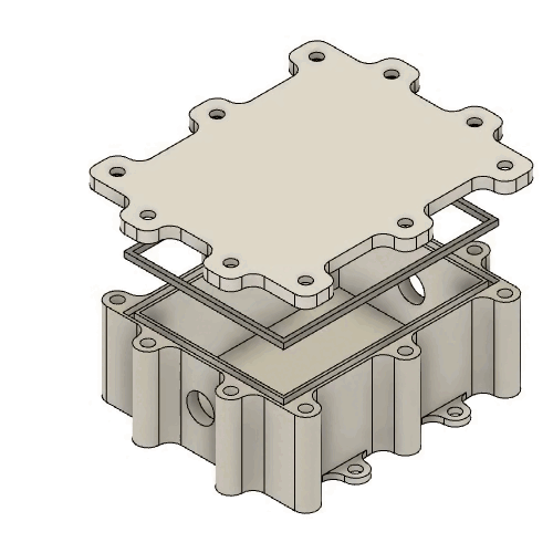 Waterproof Junction Box v2 by 🏆 SnaKKo | Download free STL model | Printables.com