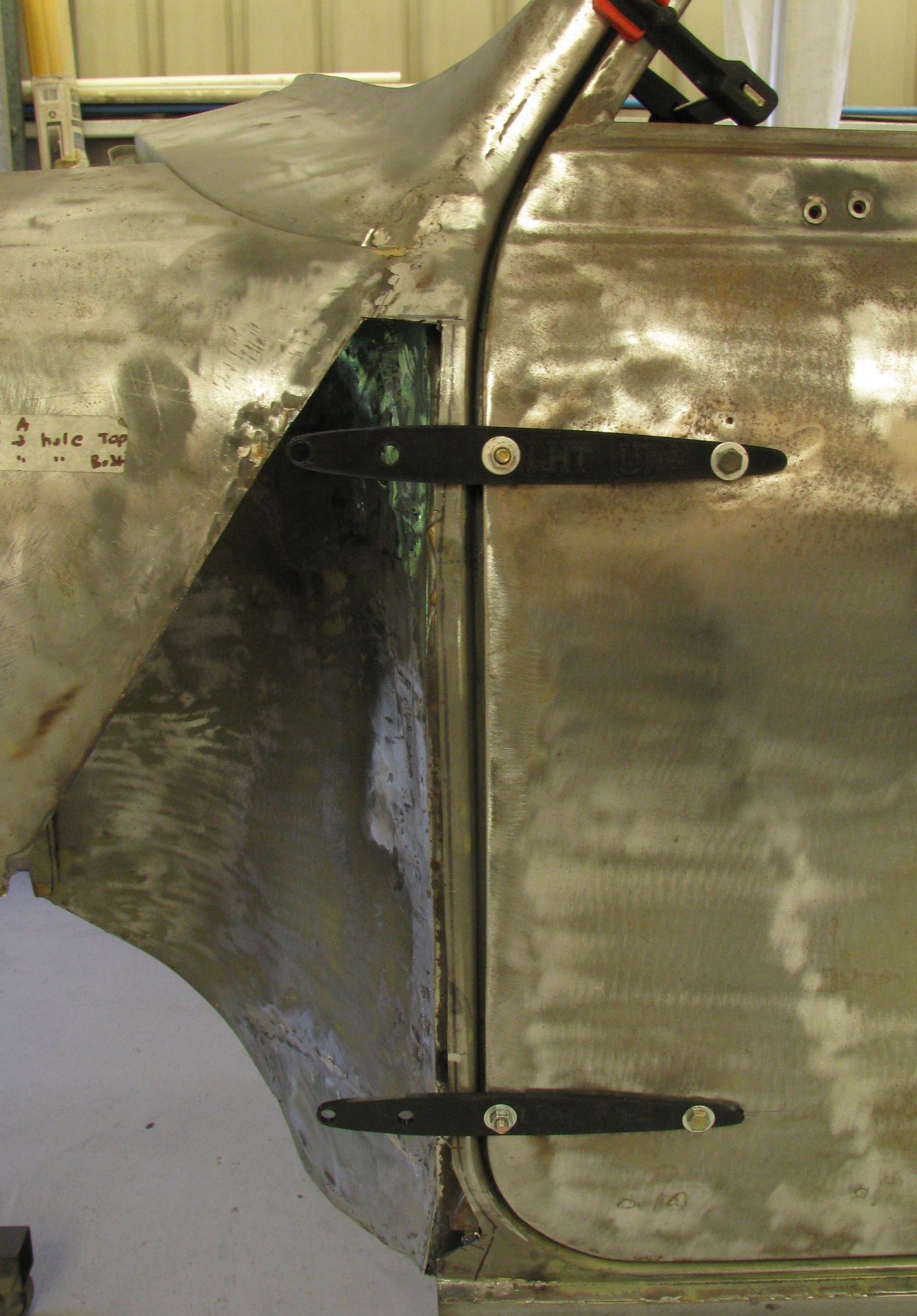 Classic Mini (External Door Hinge) Templates for A-Panel replacements ...