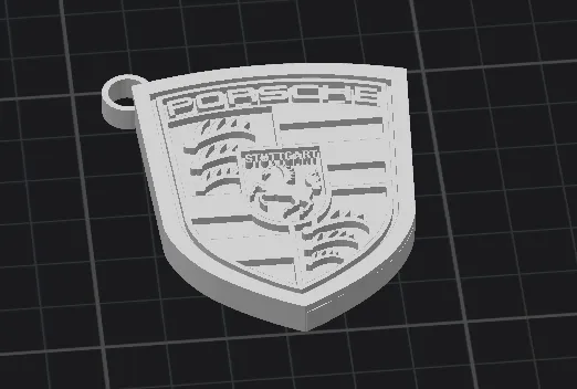 Porsche keychain by 8ight | Download free STL model | Printables.com