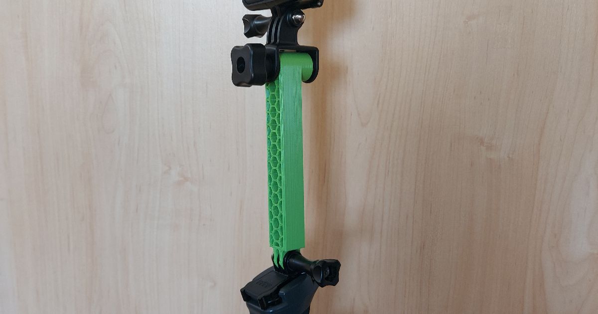 Gopro Extensions with honeycomb-pattern by Andyx | Download free STL ...