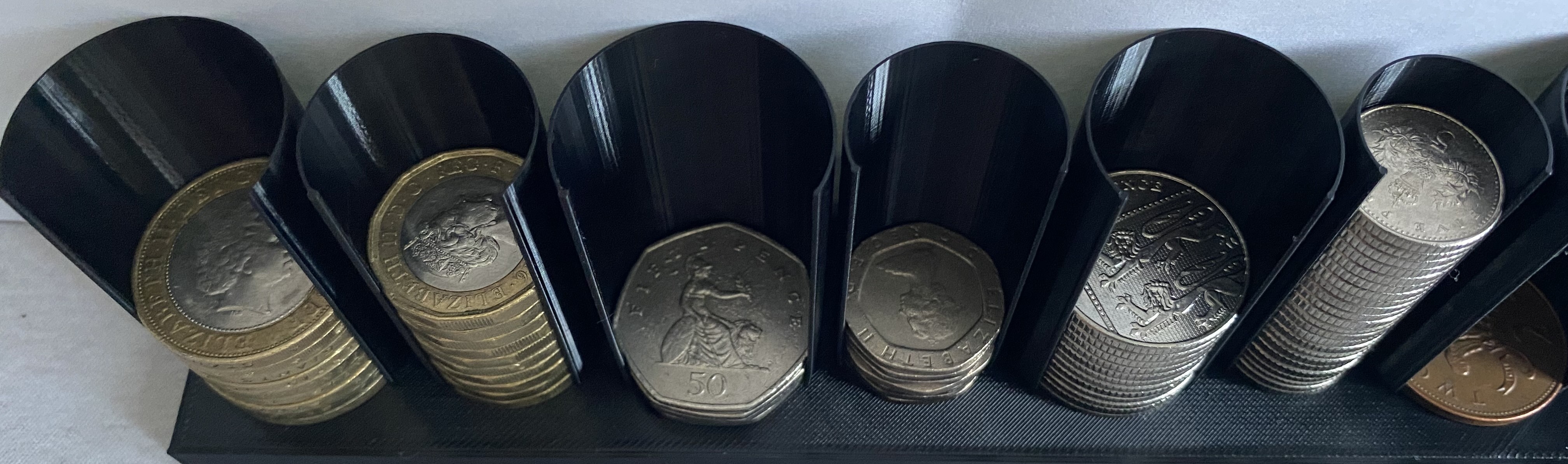 UK Coin Organiser by Mystic | Download free STL model | Printables.com