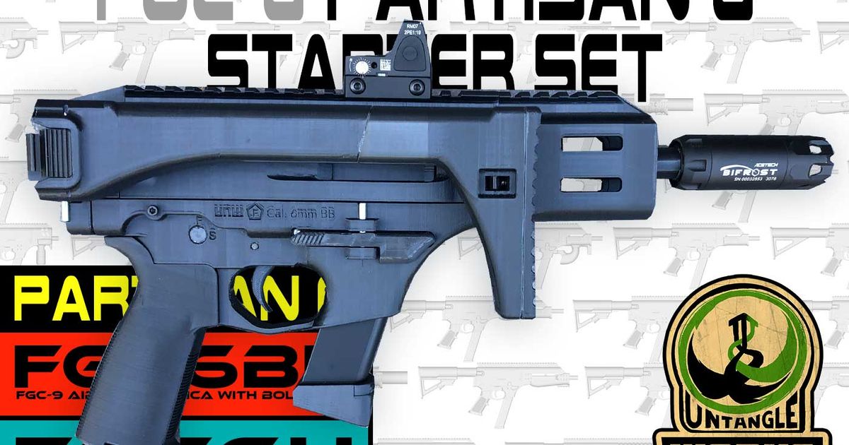 PARTISAN 6 H / BL PARTISAN 9 REPLICA STARTER KIT GBB GBBR AIRSOFT por ...