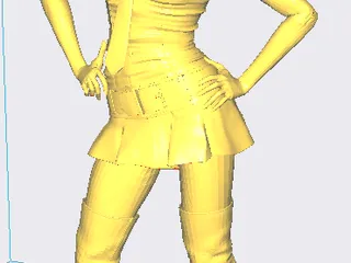 Sexy Fashion Girl Figure by Onur Yıldırım | Download free STL model ...
