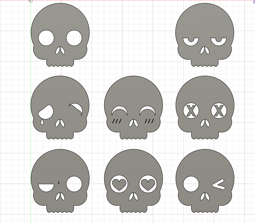 Skulls Wall Art By 34blt Download Free Stl Model