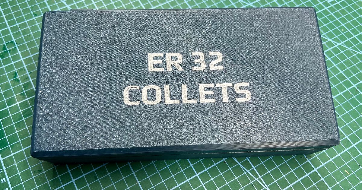 Parametric case for Modular ER32 Collet Rack by AxField | Download free ...