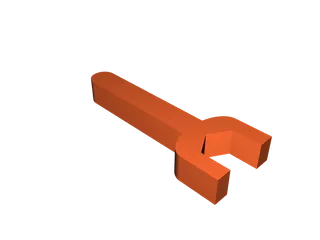 Antenna SMA Connector Spanner (Wrench) by Ememell | Download free STL ...
