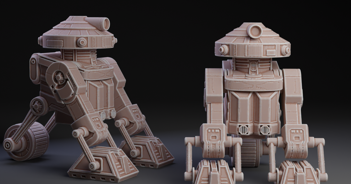 T7-01 Droid by Peter Farell | Printables Store