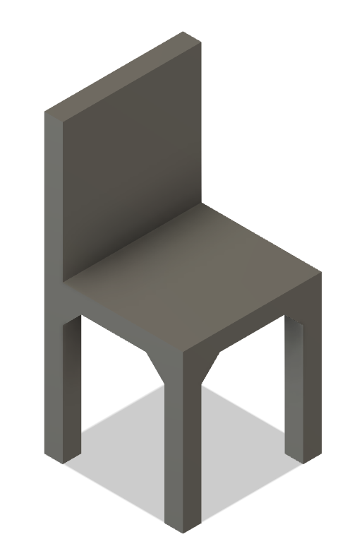 Mini Chair by Dom | Download free STL model | Printables.com