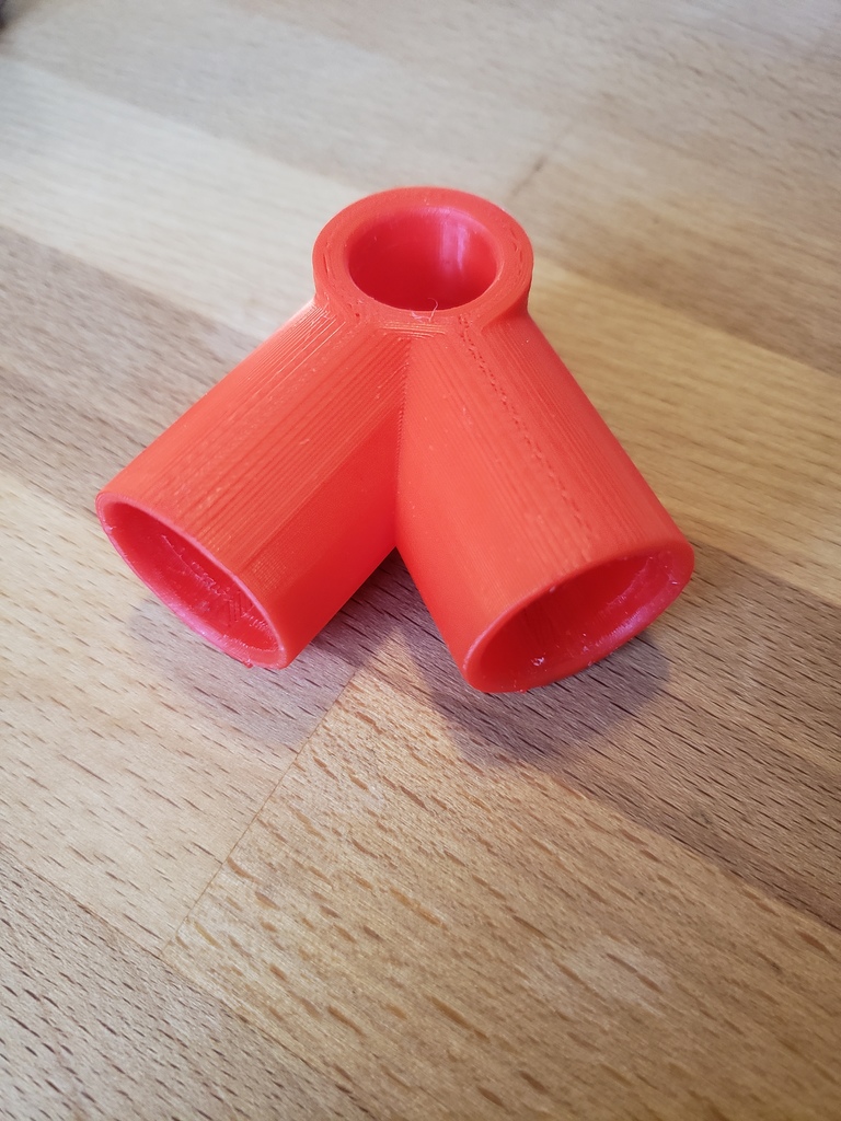 60 Degree 3 way PVC Coupler by Mike S | Download free STL model ...