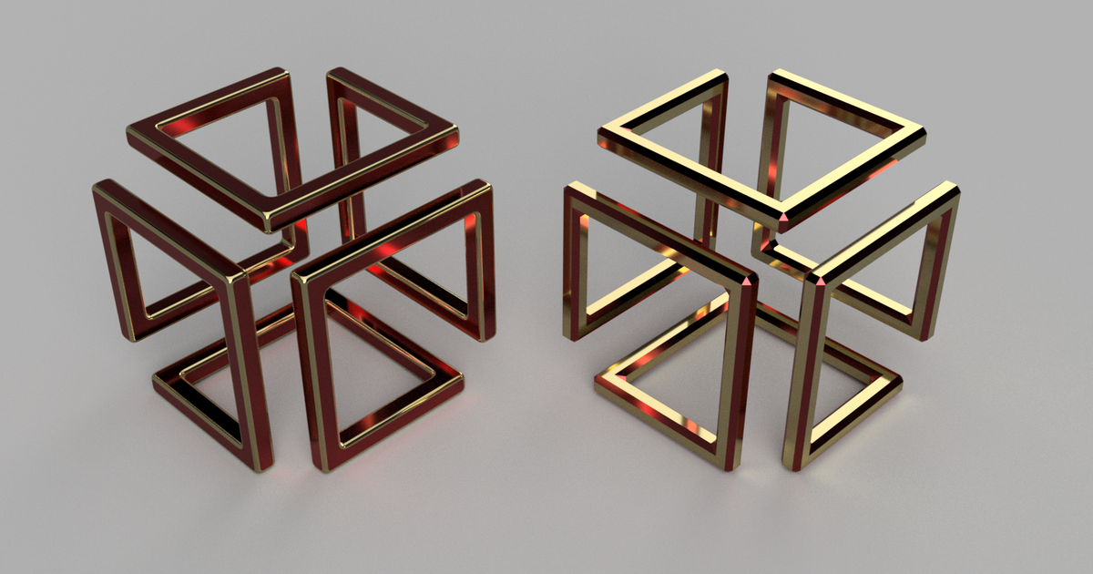 Cube de Möbius by LaGirafe | Download free STL model | Printables.com
