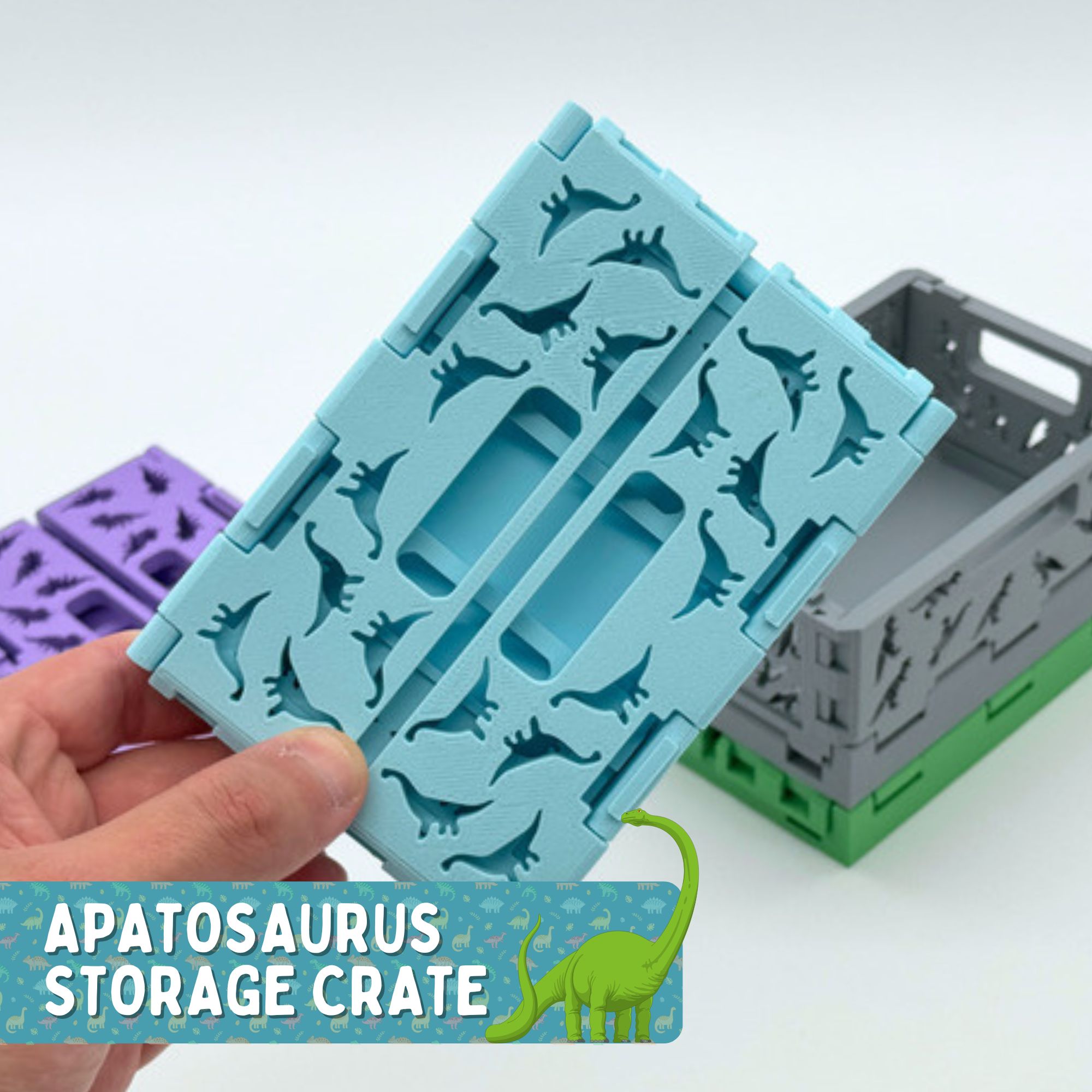 3D Printable Dino Crates (4 Different Variations) by Brandon Santana ...
