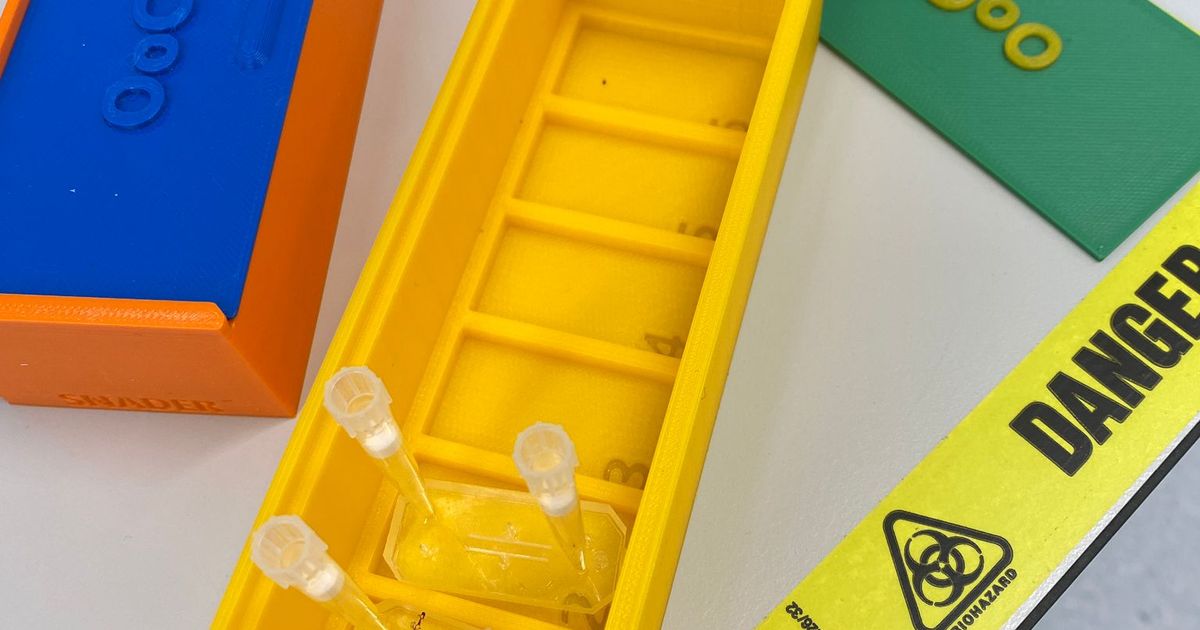 Microfluidics chip box by Serge Nader | Download free STL model ...