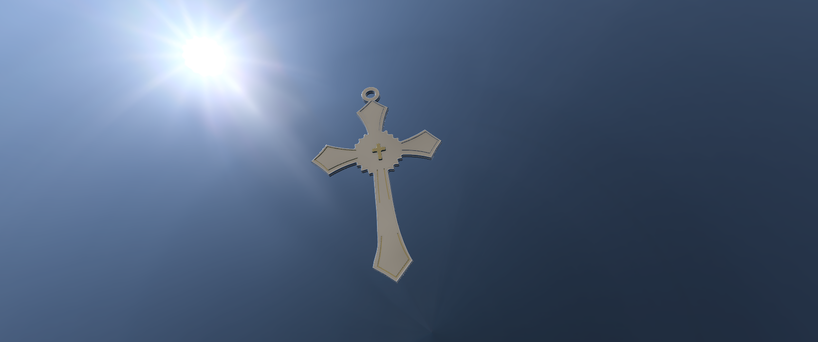 Holy cross on the neck Christian by 3D TISK | Download free STL model ...