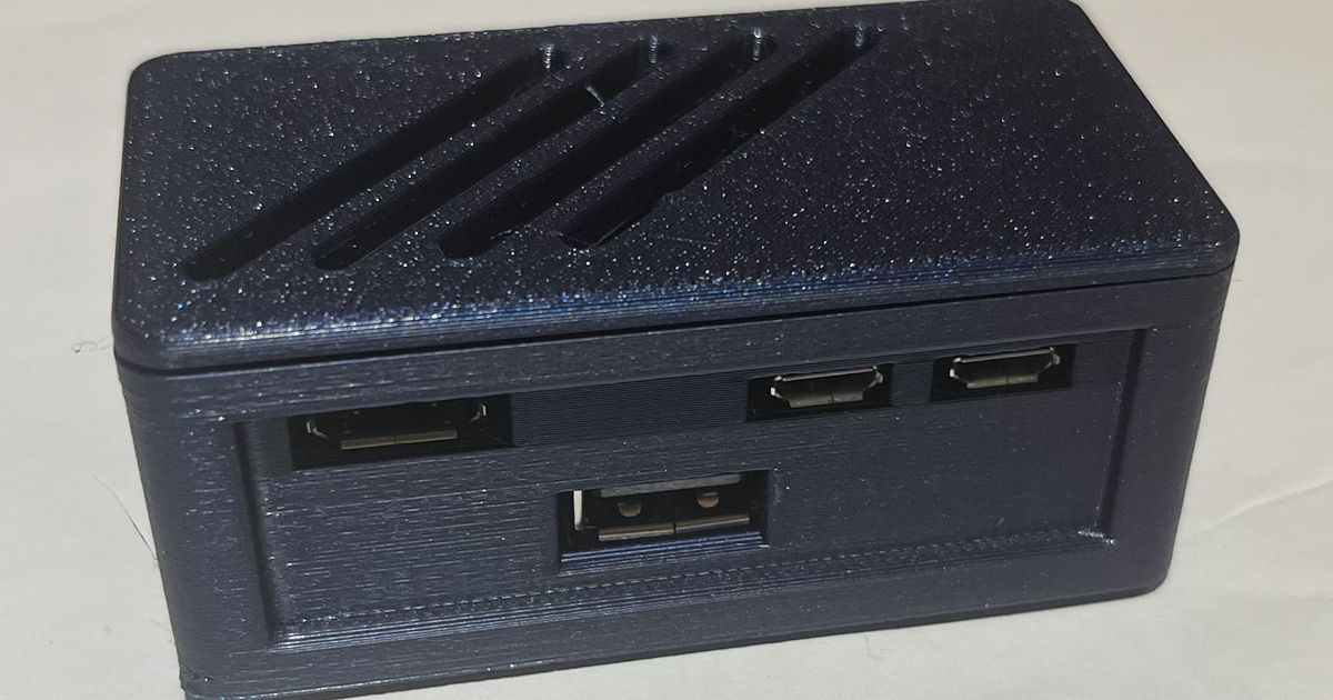 Pi Zero + MakerSpot USB HAT enclosure by pseudoimpossibility | Download ...