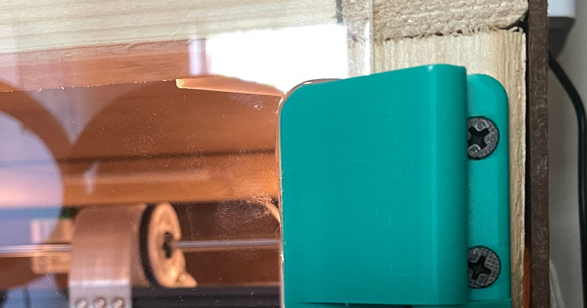 Door Hinges and Latch by Tiny Boat | Download free STL model ...