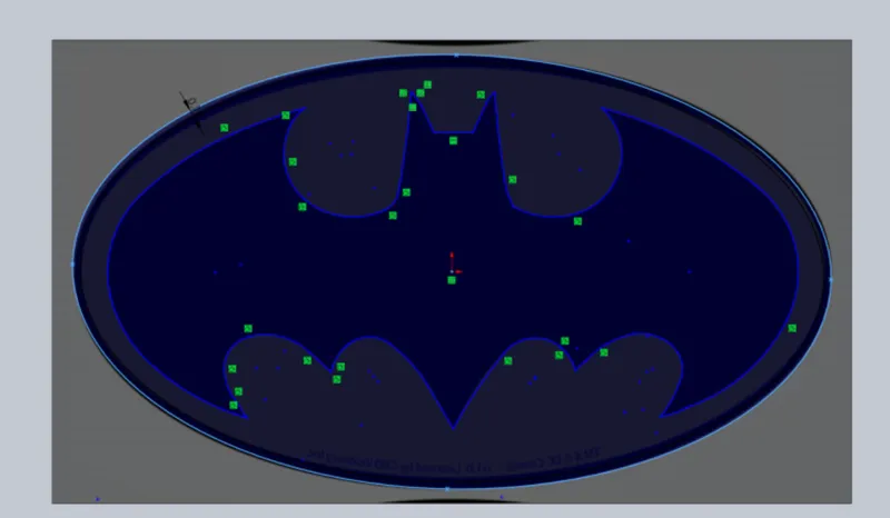 2D Art Project Solidworks- Batman Logo by Sameera | Download free STL ...