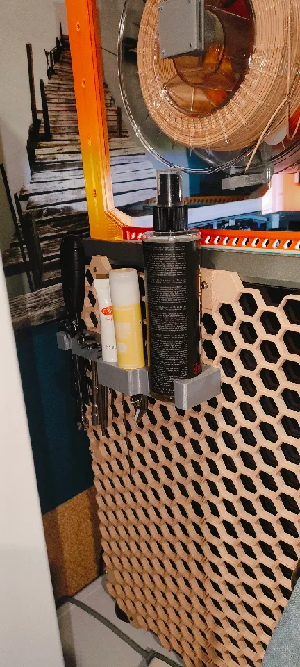 Creality K1 Max Tool Holder honeycomb by SaSke | Download free STL ...