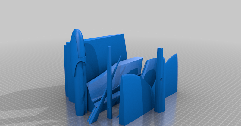 Enterprise-J Left half, Scaled 1:2500 by Stephan | Download free STL ...