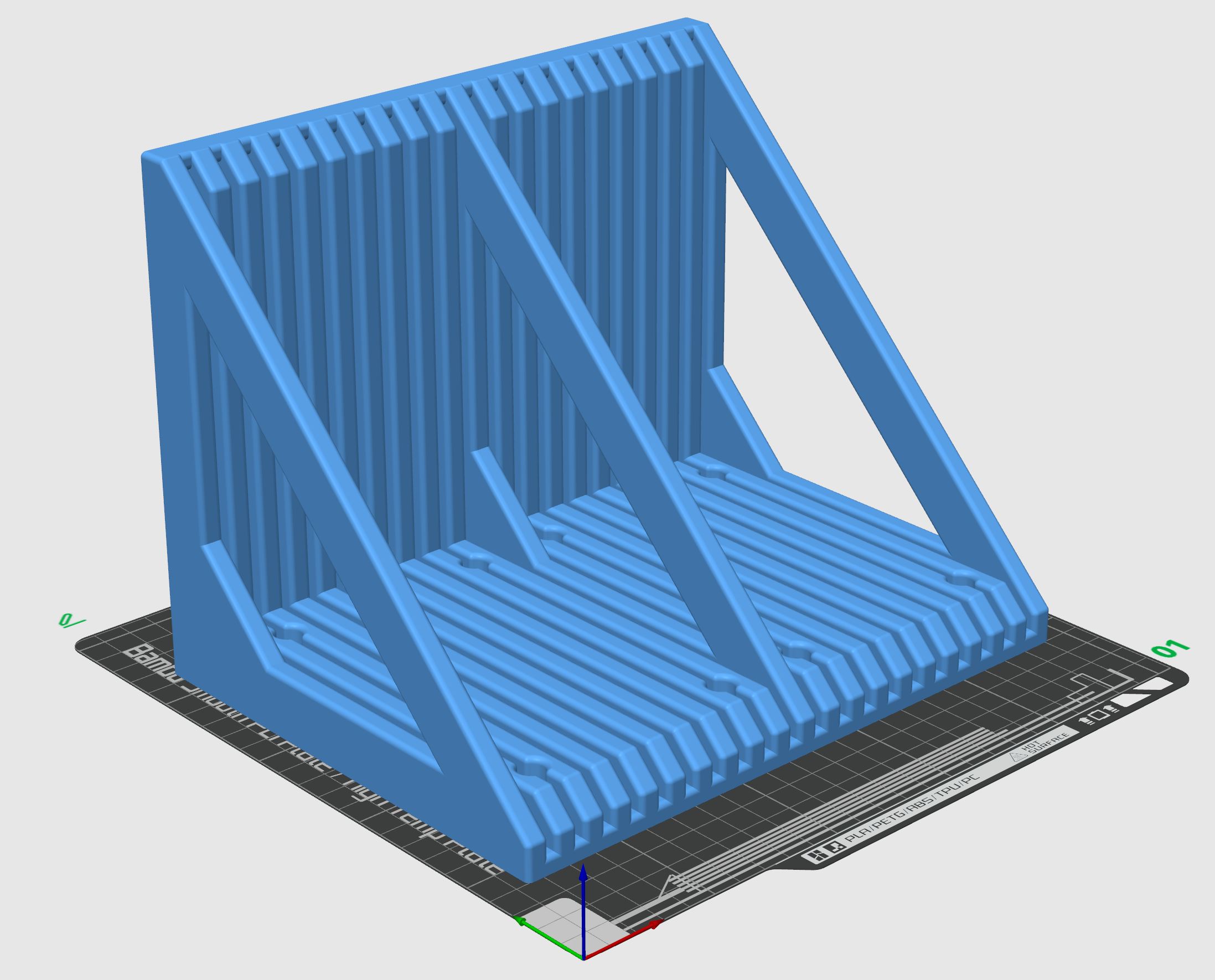 Bambu X1 Build Plate Holder - Wall Mount - 5 to 20 Plates - Thin or ...
