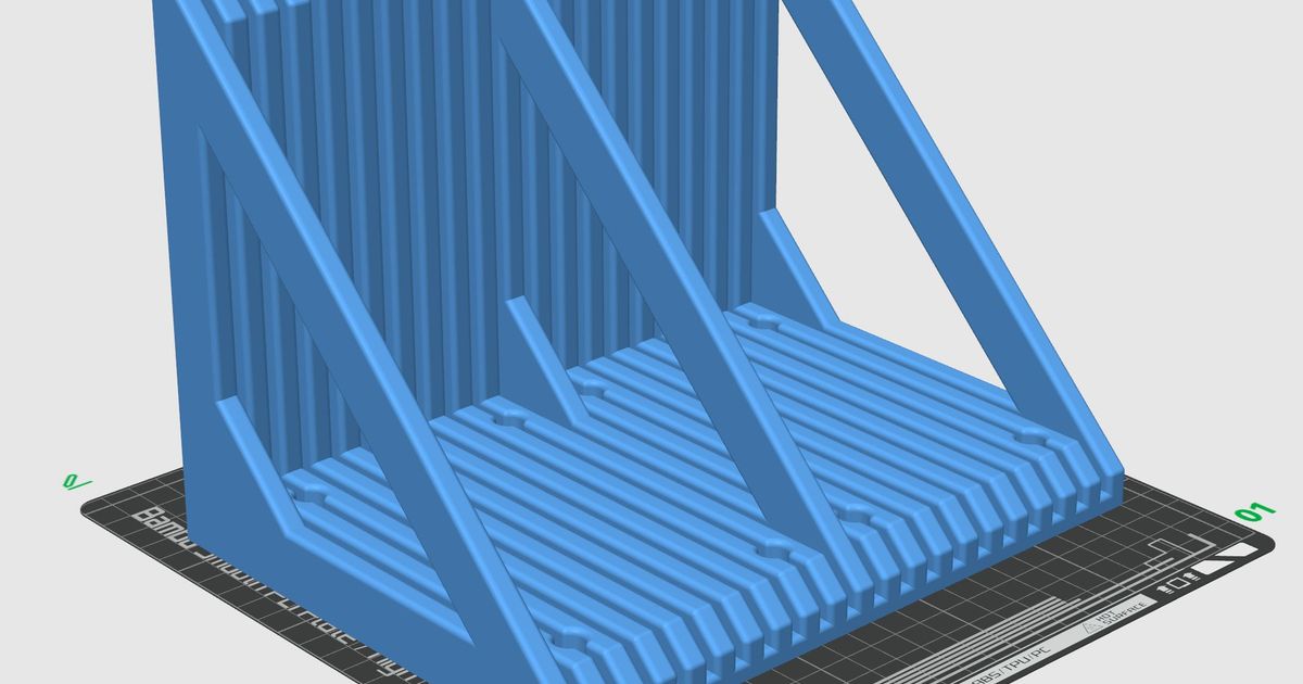 Build Plate Holder - Wall Mount - 5 to 20 Bambu X1 Plates - Thin or ...