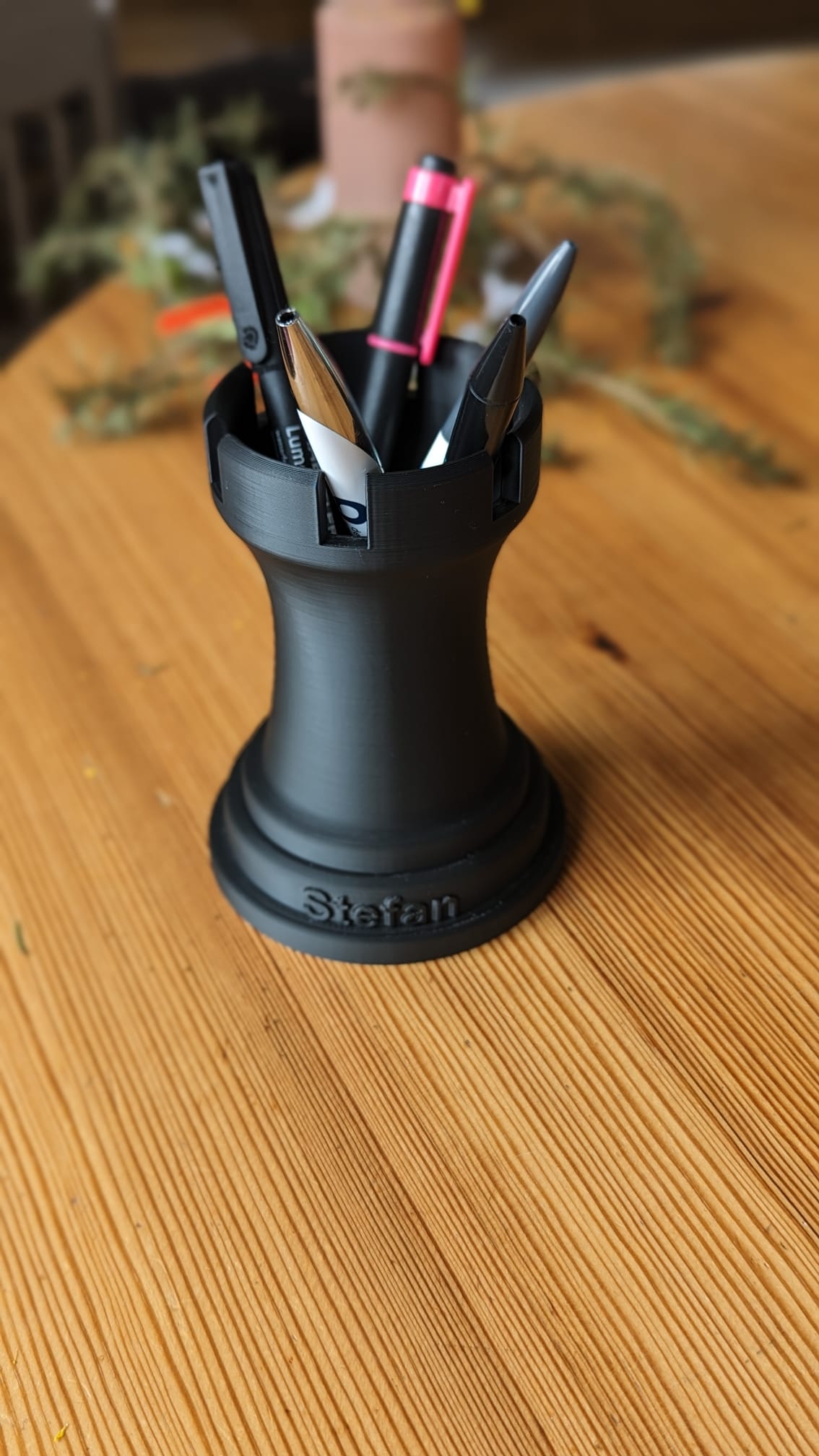 Rook pen holder by Max Reichmann | Download free STL model | Printables.com