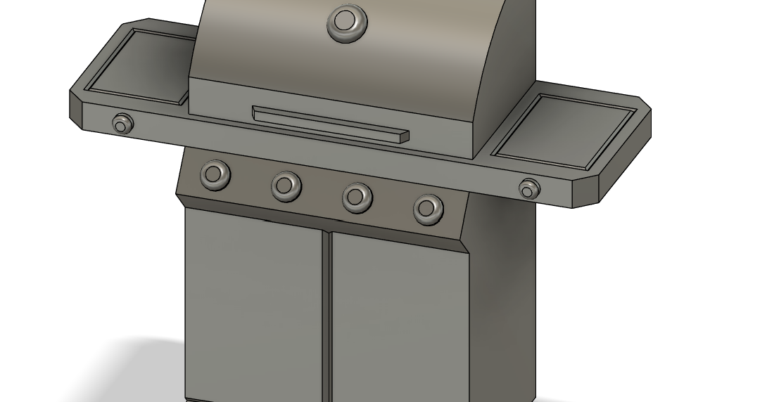 Basic Grill • 1:64 Scale by Starstreak Designs | Download free STL ...