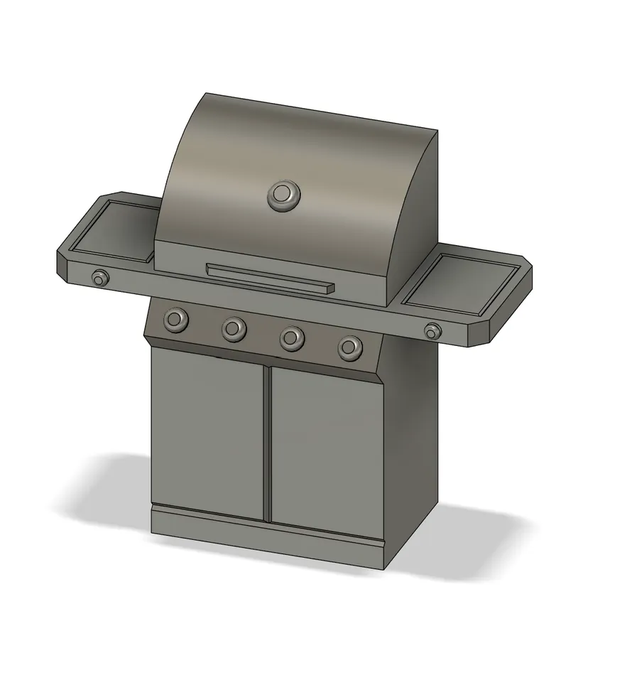 Basic Grill • 1:64 Scale by Starstreak Designs | Download free STL ...
