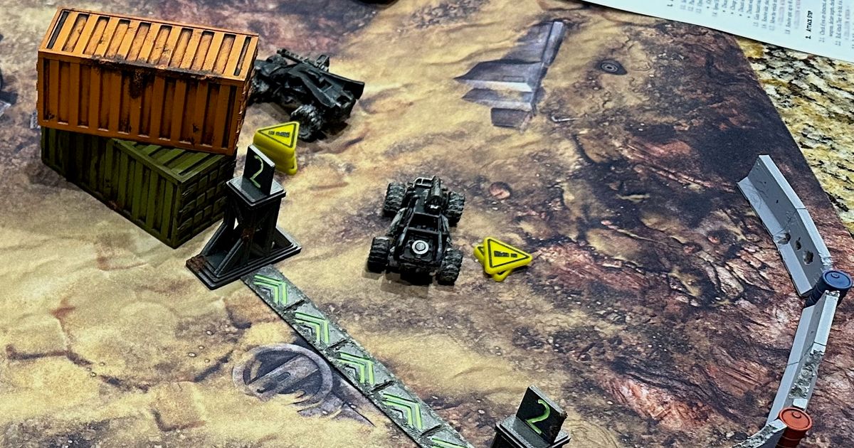 Gaslands traffic barriers, Dungeonsticks style! von paralepsis ...