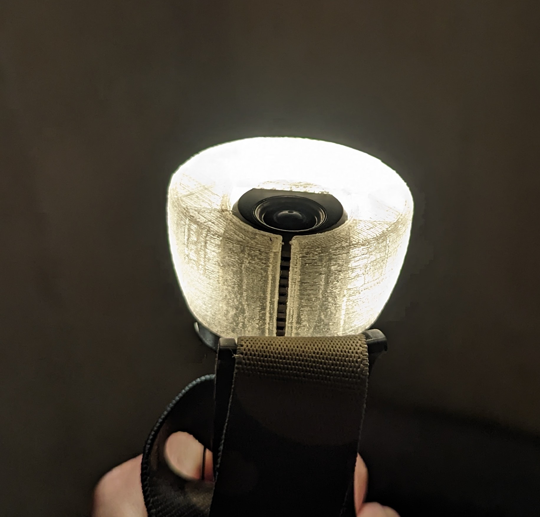 parametric Headlamp Diffusor Cap - Camping Light by xro | Download free ...