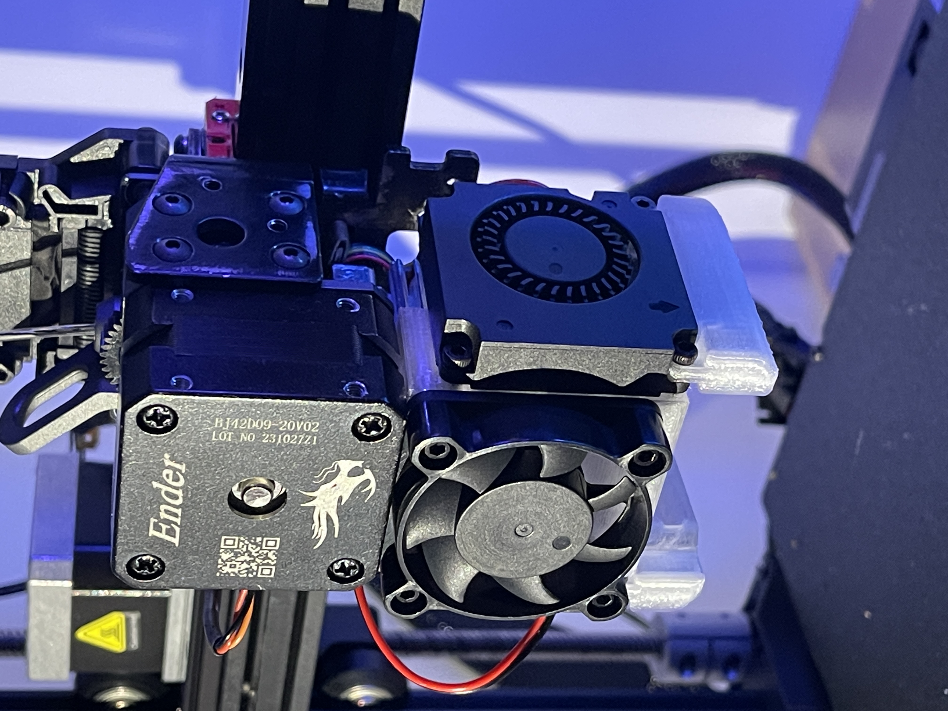 Simple Creality Ender 3 v3 KE triple 4010 fan shroud mount duct adapter ...