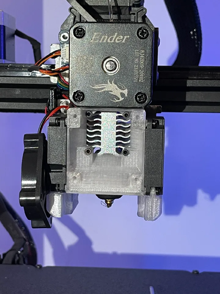 Simple Creality Ender 3 v3 KE triple 4010 fan mount by x64 | Download ...