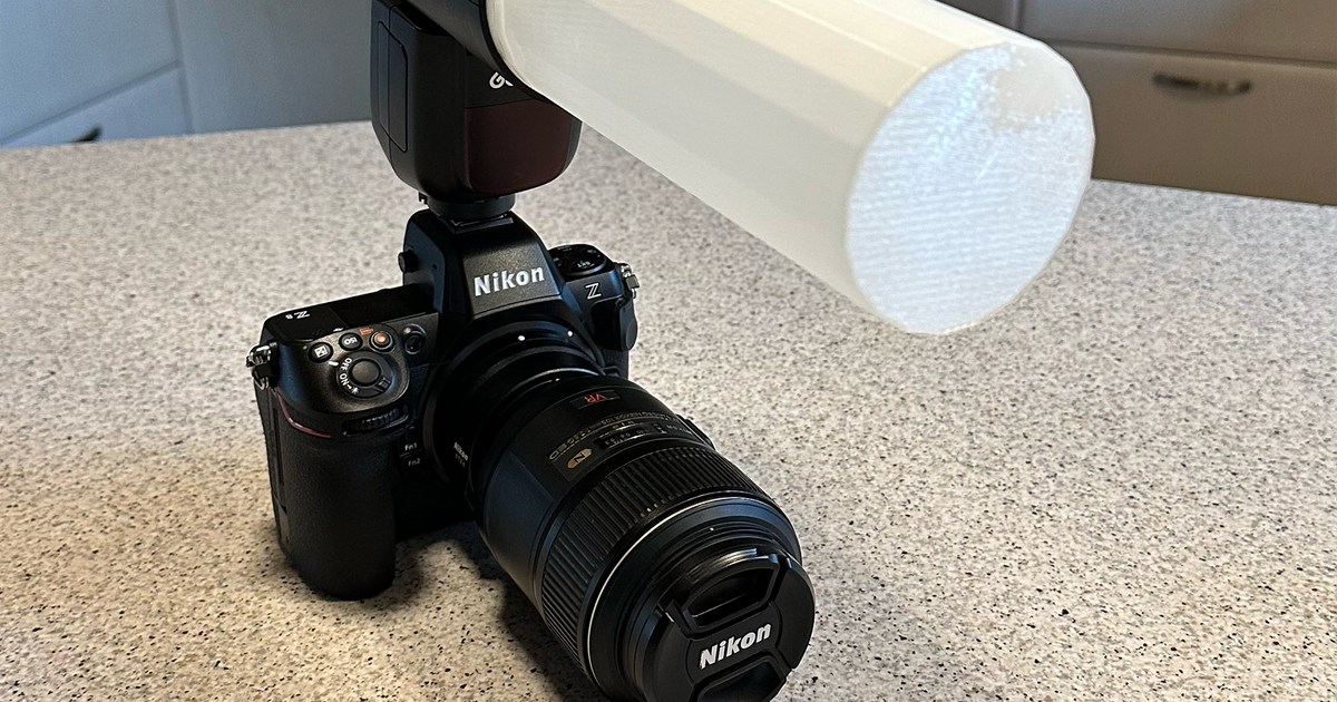 Macro Diffuser for Godox V1 Flash for Nikon by podplz | Download free ...